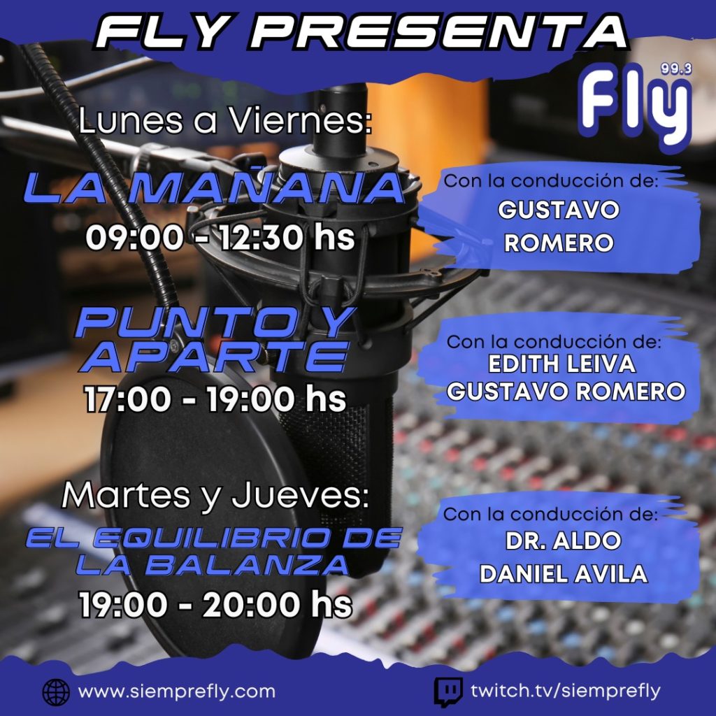 Fly FM 99.3 Mhz – Presidencia Roque Sáenz Peña, Chaco, Argentina.